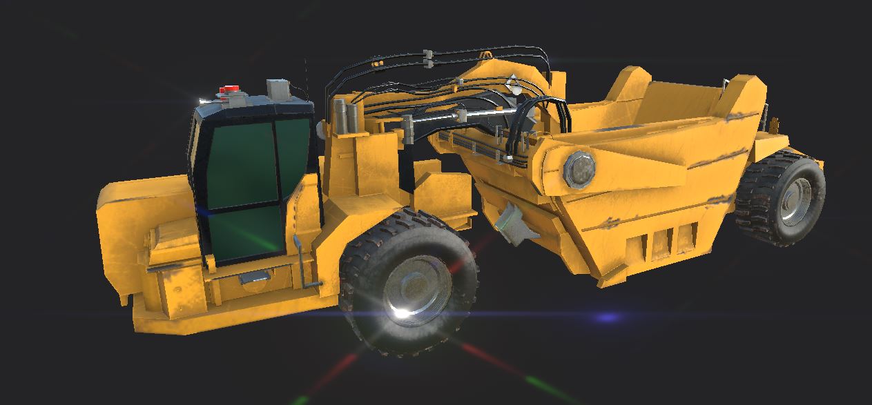 Wheel scraper 3d model by TurboCG | 3DOcean