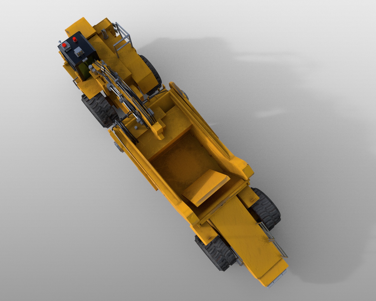 Wheel scraper 3d model by TurboCG | 3DOcean