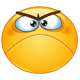 Angry Grumpy Emoticon, Vectors | GraphicRiver