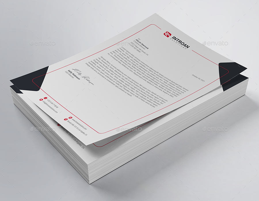 Letterhead, Print Templates | GraphicRiver