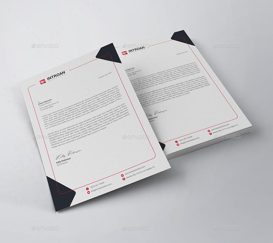 Letterhead, Print Templates | GraphicRiver