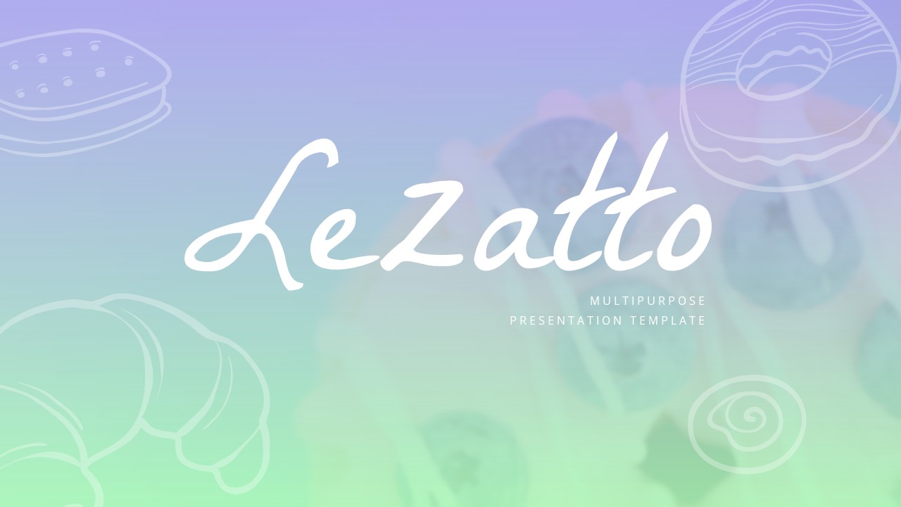 Lezatto Dessert Keynote Template, Presentation Templates | GraphicRiver