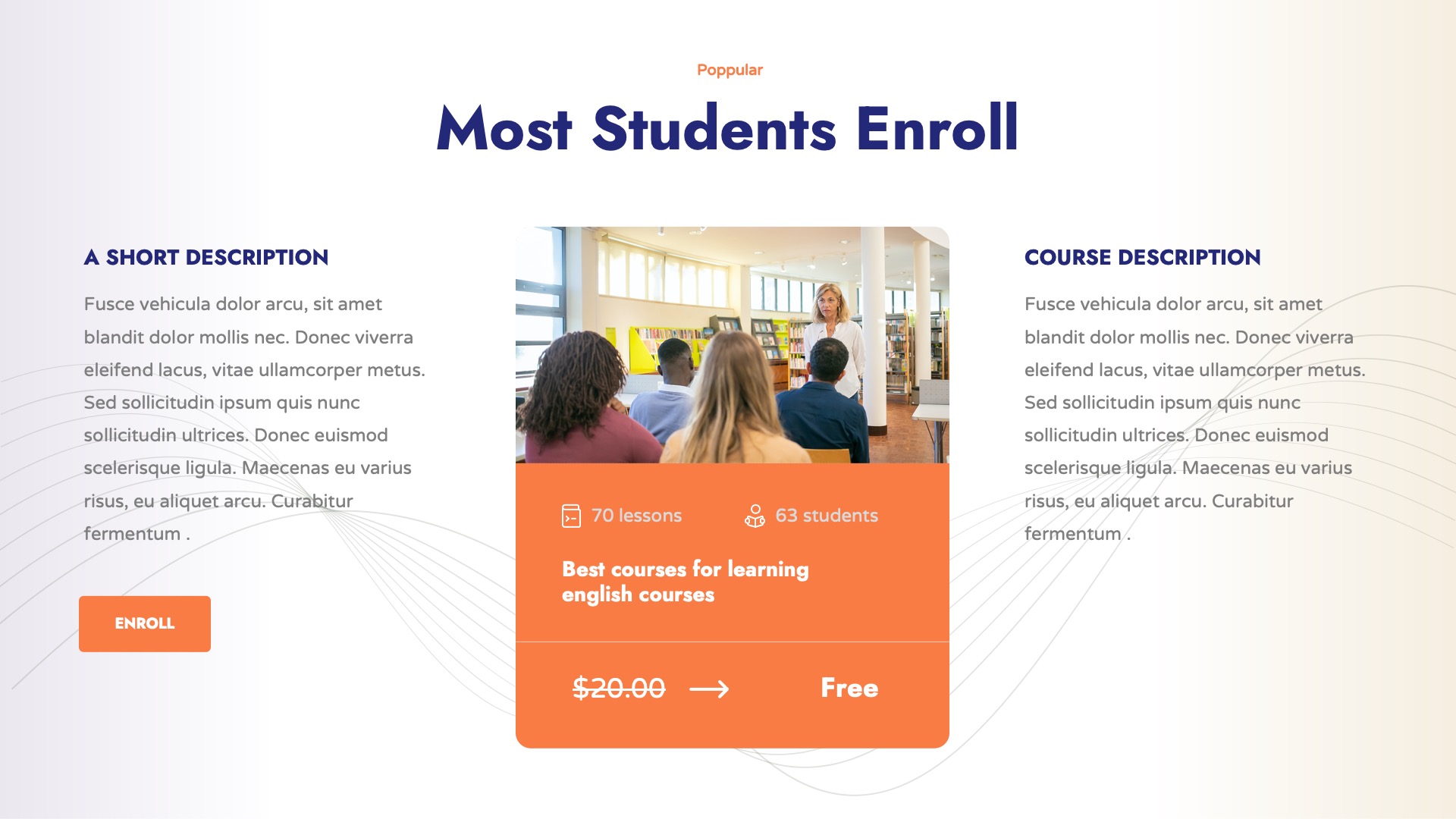 Stancy - Online Course Google Slides Template, Presentation Templates