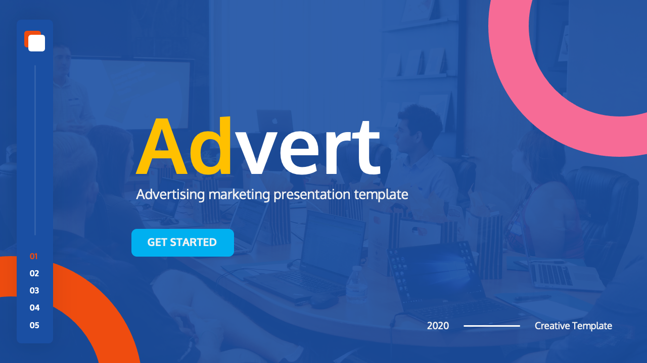 Advert - Advertising Marketing Keynote Template, Presentation Templates