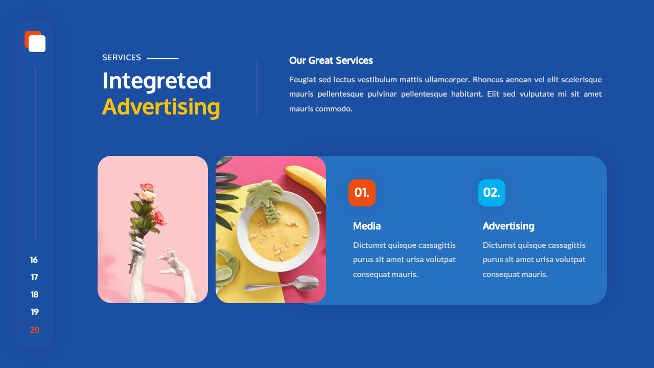 Advert - Advertising Marketing PowerPoint Template, Presentation Templates