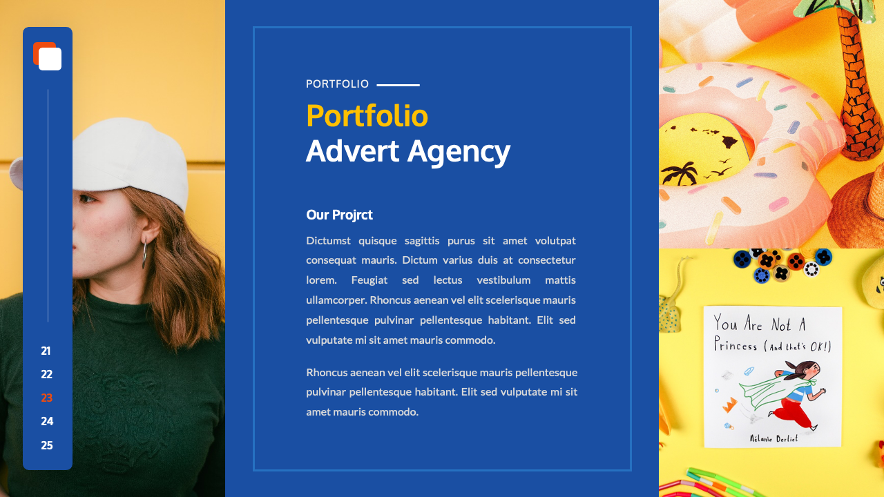 Advert - Advertising Marketing PowerPoint Template, Presentation Templates