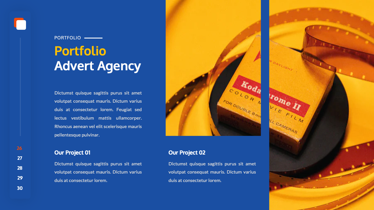 Advert - Advertising Marketing PowerPoint Template, Presentation Templates