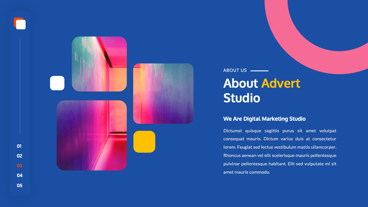 Advert - Advertising Marketing PowerPoint Template, Presentation Templates