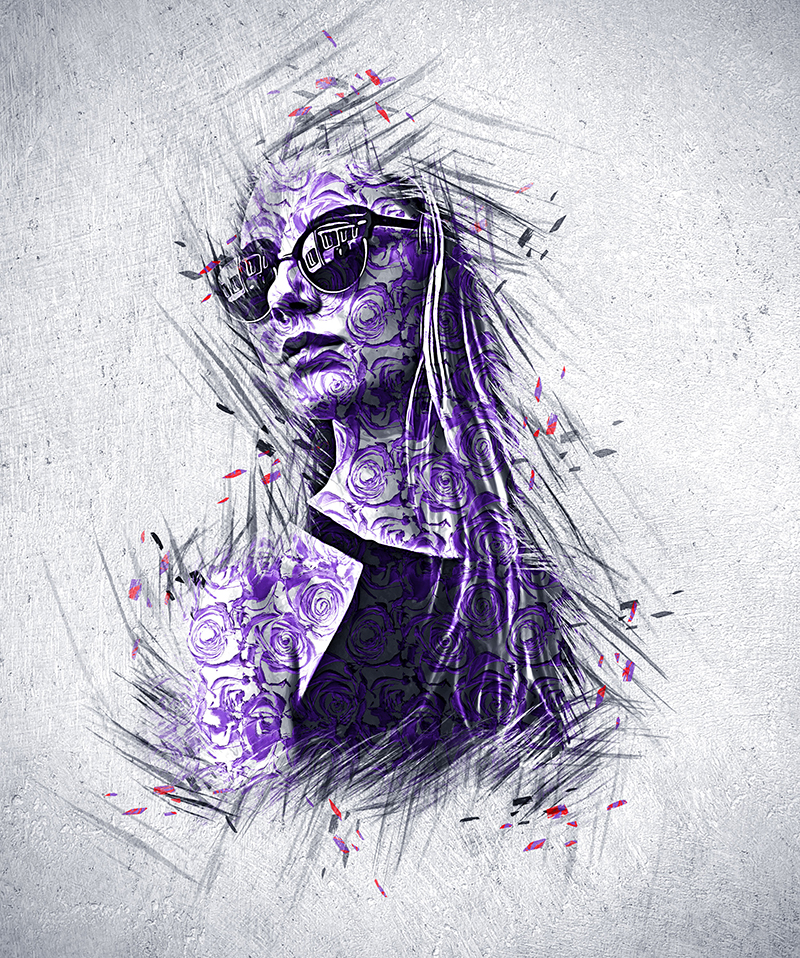 Sketch Abstract Photoshop Action, Add-ons | GraphicRiver