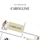Carolline Brand Guideline Keynote Template, Presentation Templates