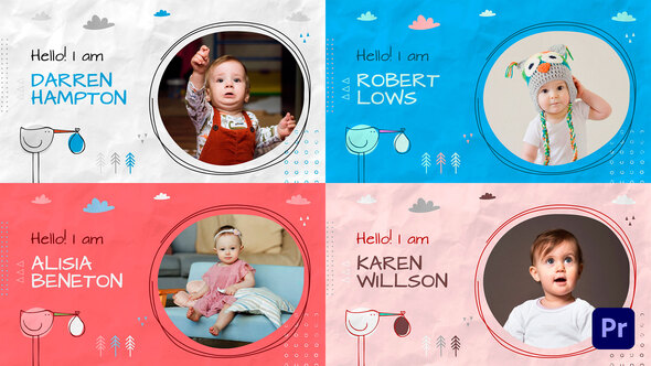 Baby Album Slideshow, Premiere Pro Templates | VideoHive