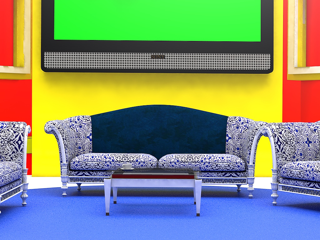 Virtual Studio Set for Talk Show by love_for_world | 3DOcean