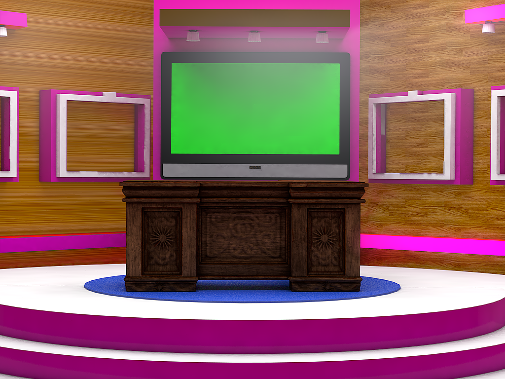 Virtual Studio Set for Talk Show by love_for_world | 3DOcean