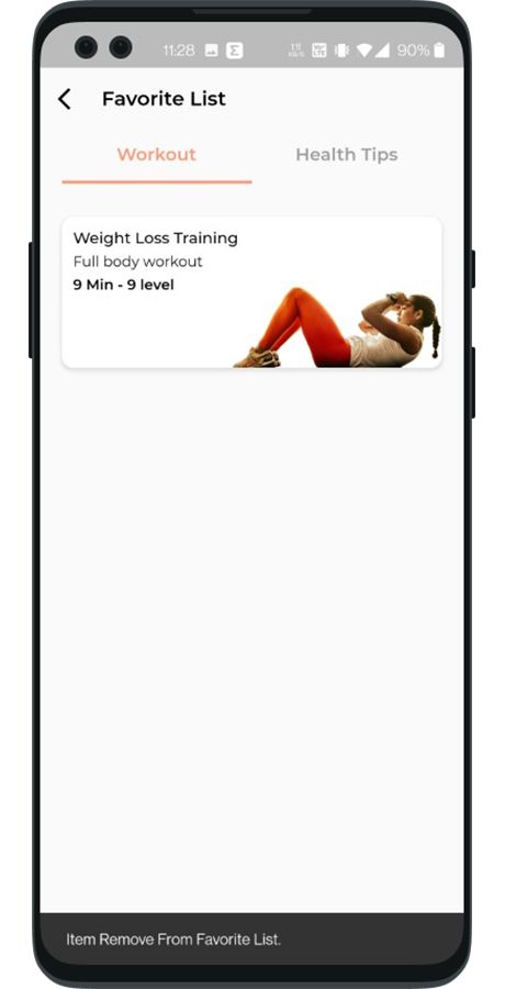 Home Workout Fitness Android App Template + iOS App Template | Flutter ...