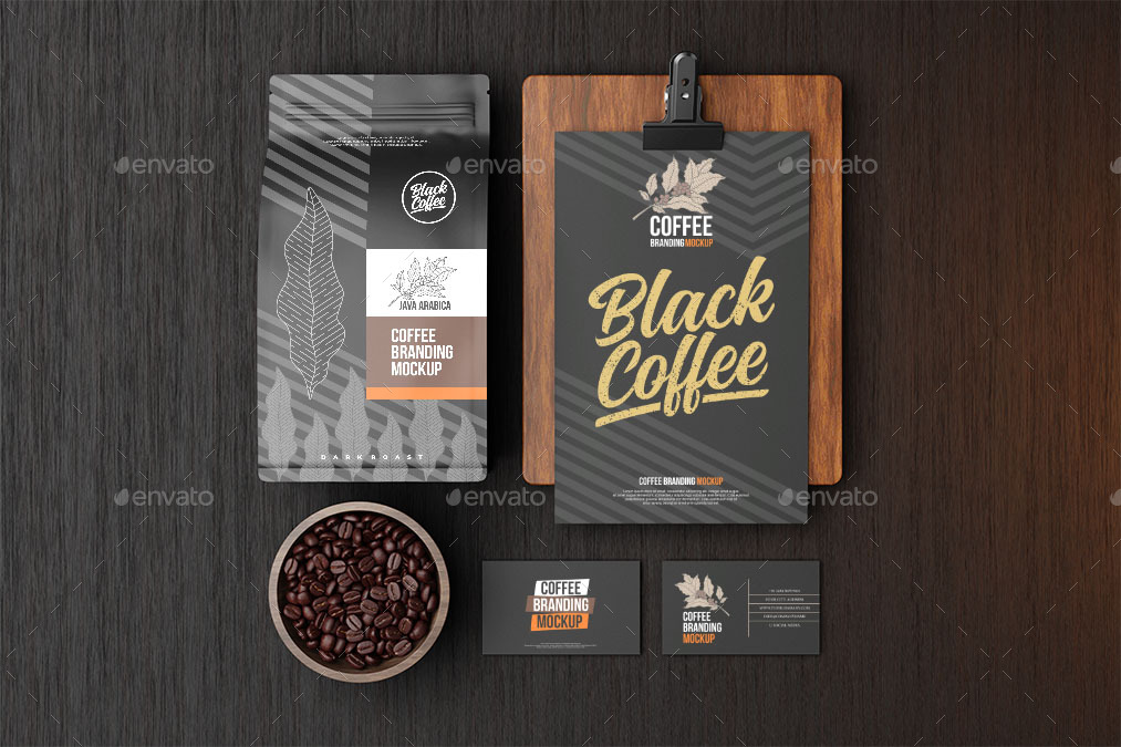 Coffee Branding Mockup, Graphics | GraphicRiver