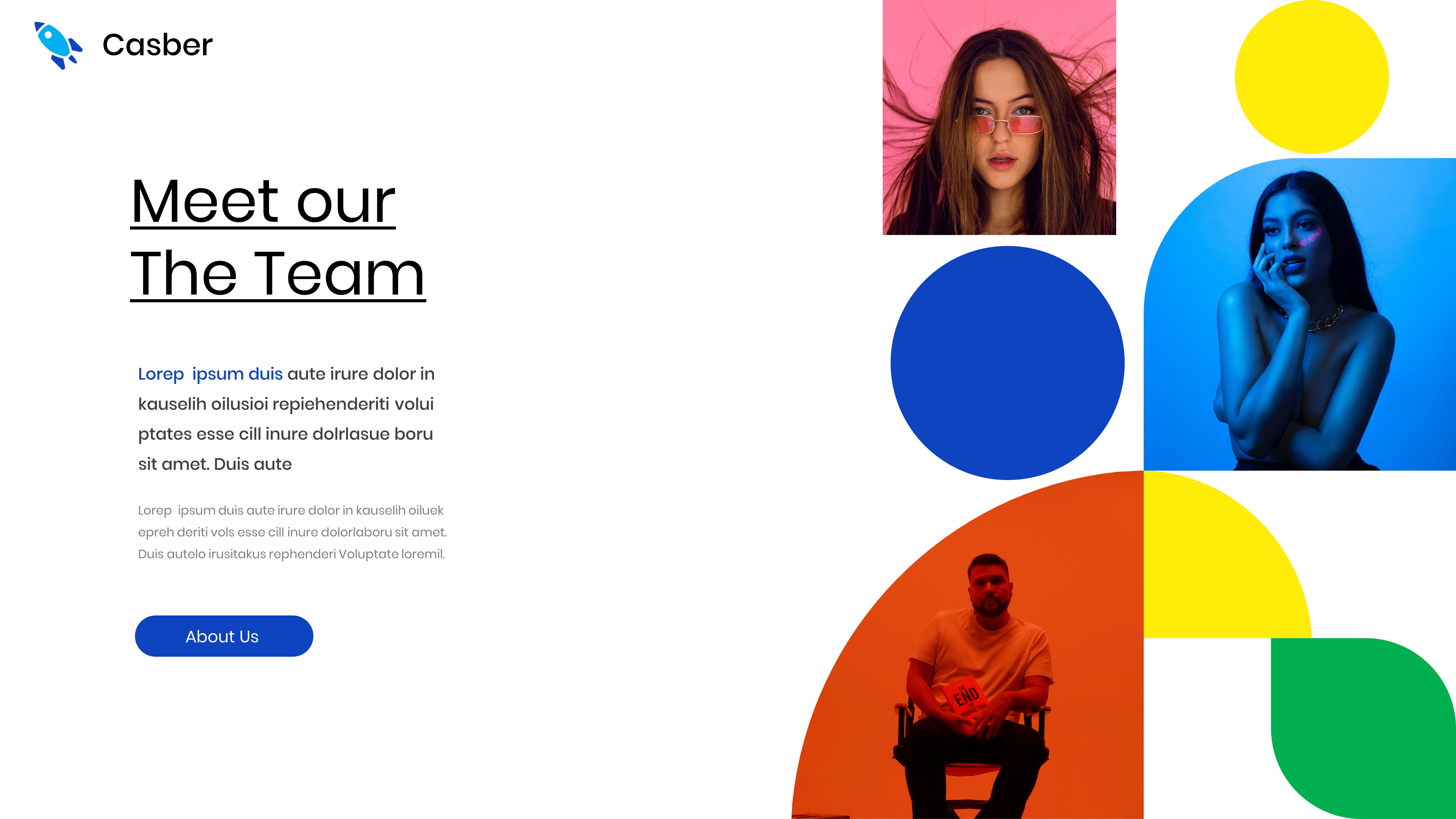 Casper – Business Google Slides Template, Presentation Templates ...