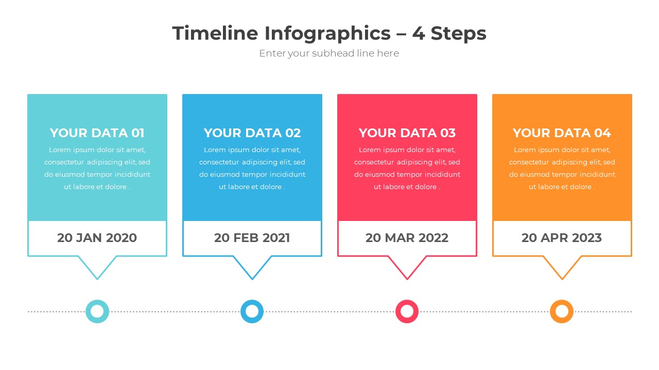 Timeline Infographics Google Slides Presentation Template diagrams ...