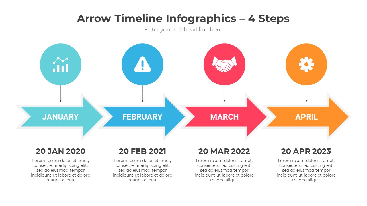 Timeline Infographics Google Slides Presentation Template diagrams ...