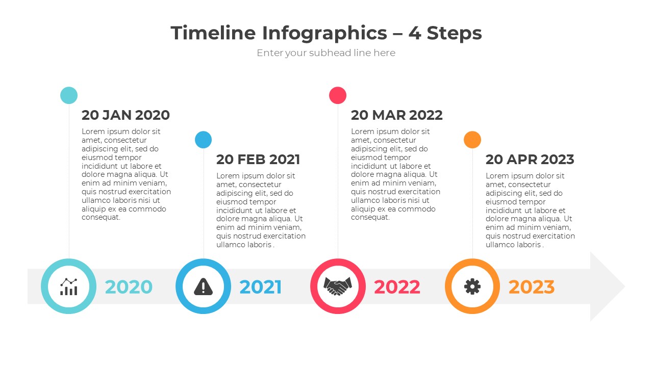 Timeline Infographics Google Slides Presentation Template diagrams ...