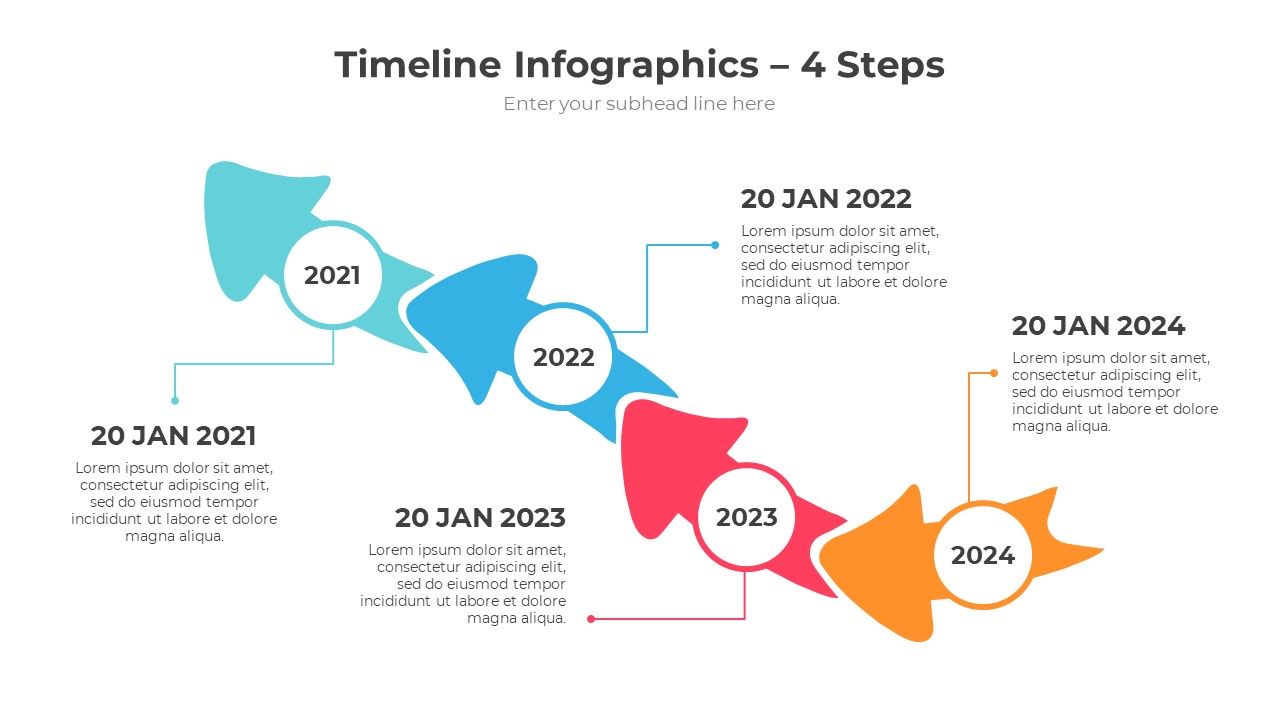 Timeline Infographics Google Slides Presentation Template diagrams ...