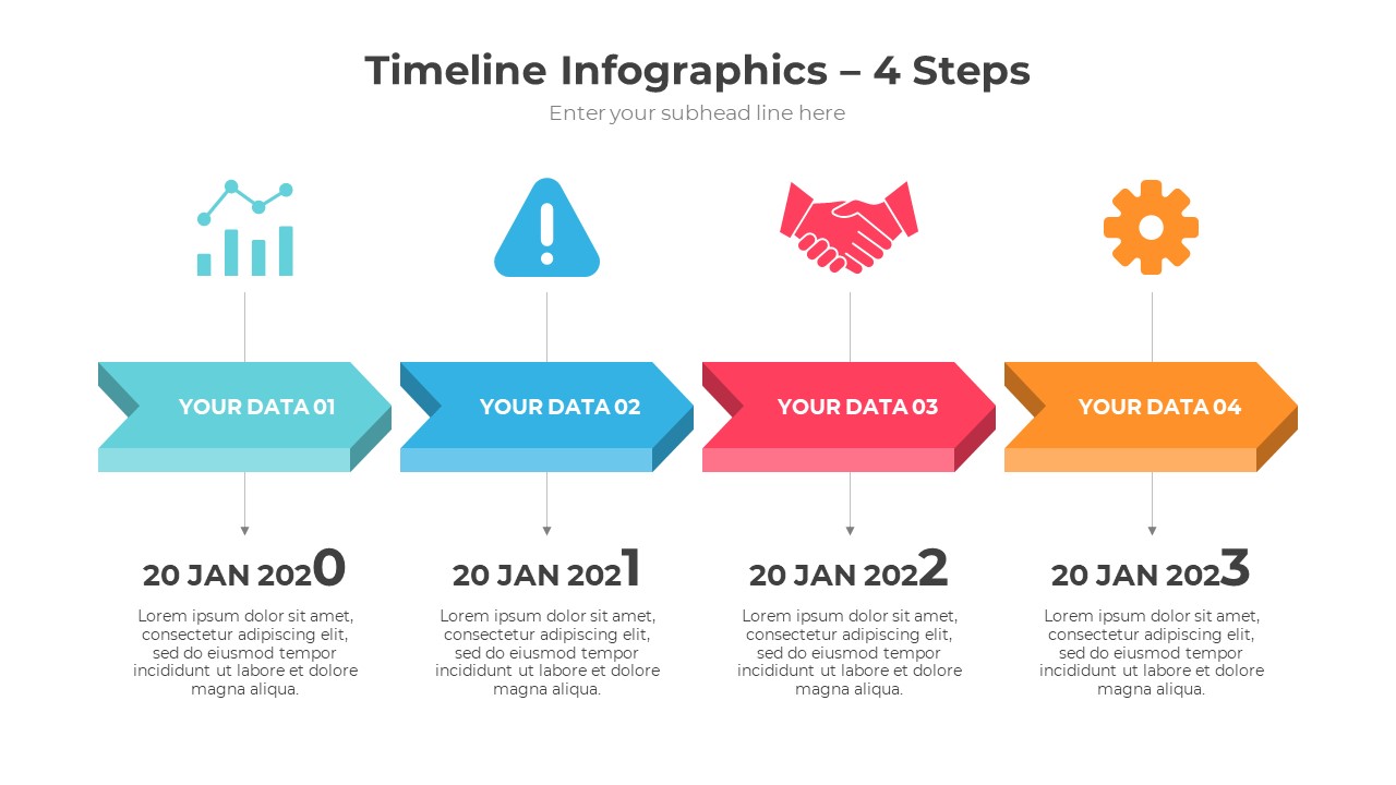 Timeline Infographics Google Slides Presentation Template diagrams ...