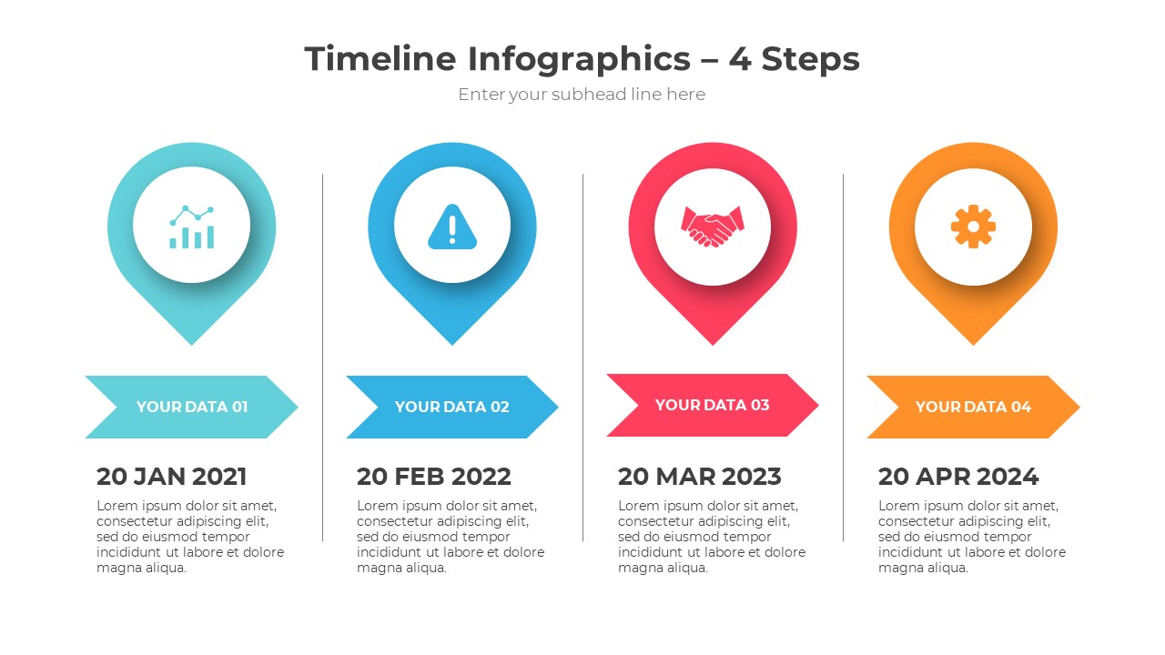 Timeline Infographics Google Slides Presentation Template diagrams ...