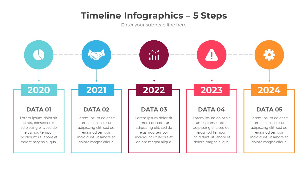 Timeline Infographics Google Slides Presentation Template diagrams ...