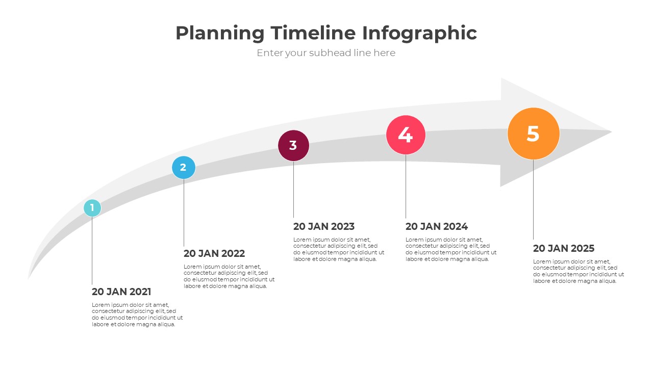 Timeline Infographics Google Slides Presentation Template diagrams ...