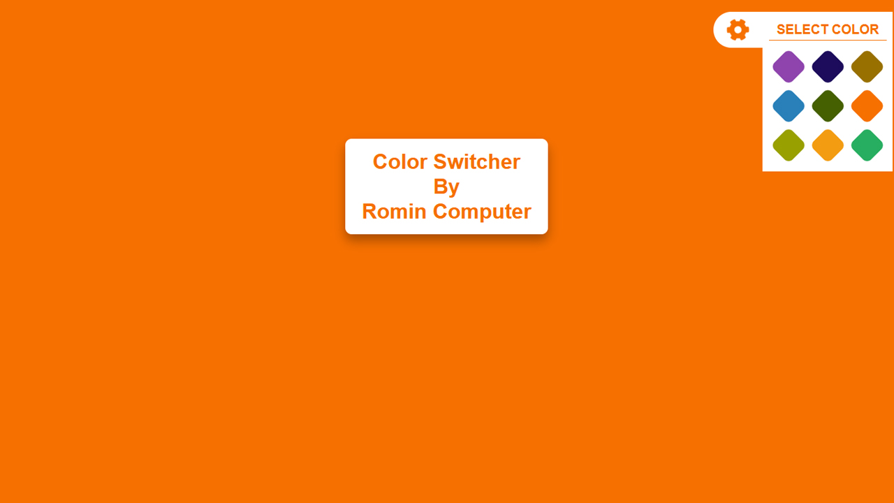 Creative Color Switcher in JavaScript by romincomputer | CodeCanyon