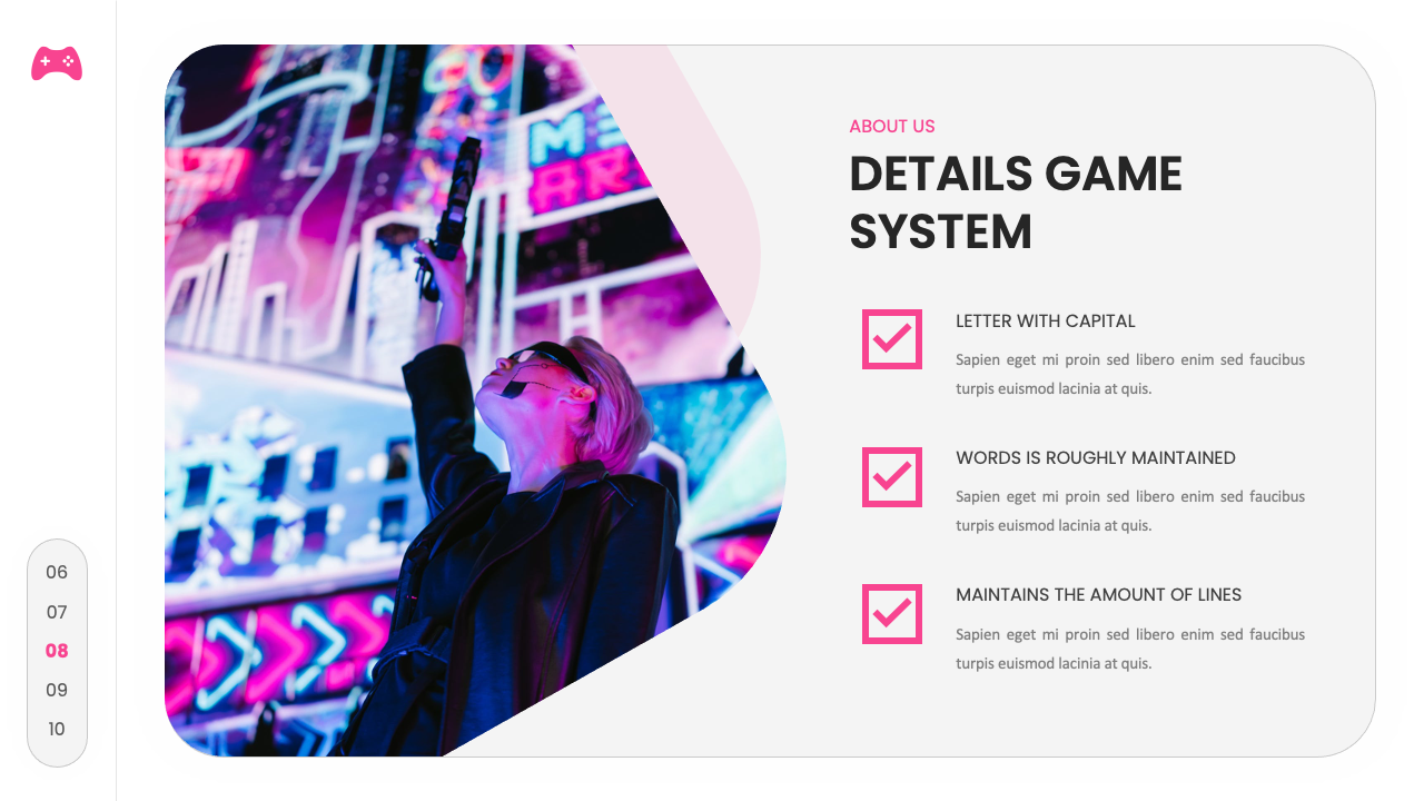 Everwork - Gaming Studio Google Slides Template, Presentation Templates