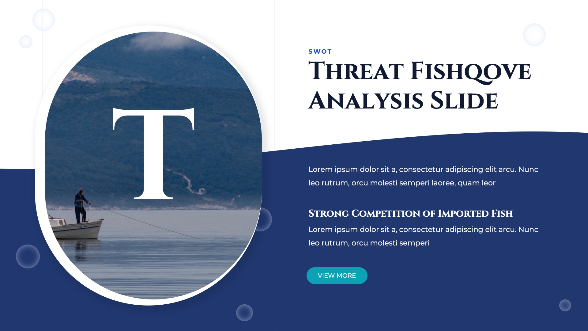 Fishqove - Aqua Farm & Fishery Powerpoint Template, Presentation Templates