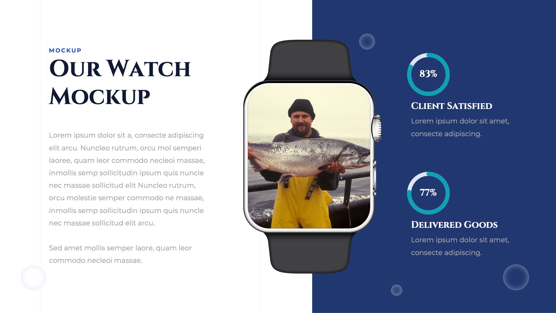 Fishqove - Aqua Farm & Fishery Powerpoint Template, Presentation Templates