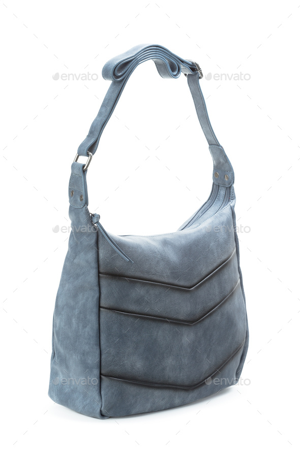 Capacious female purse handbag over a white background Stock Photo by ...