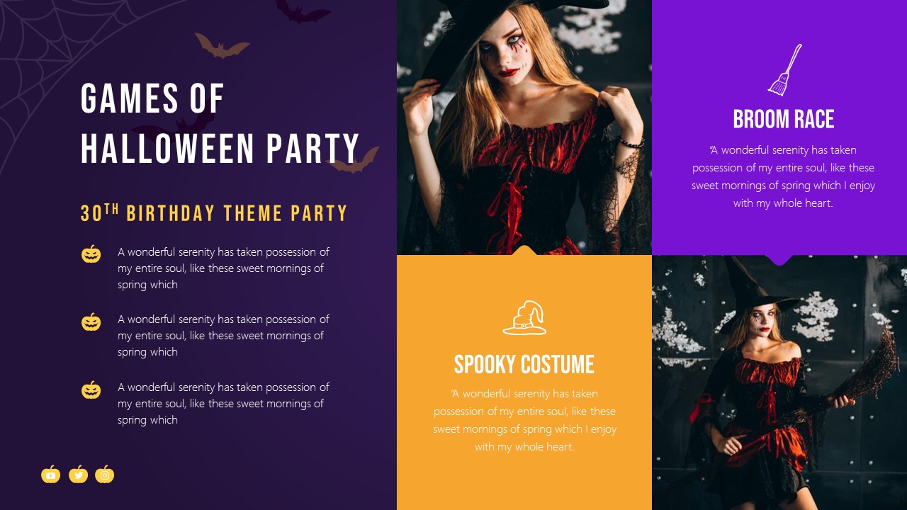 Halloween Party Powerpoint Presentation Template Fully Animated ...