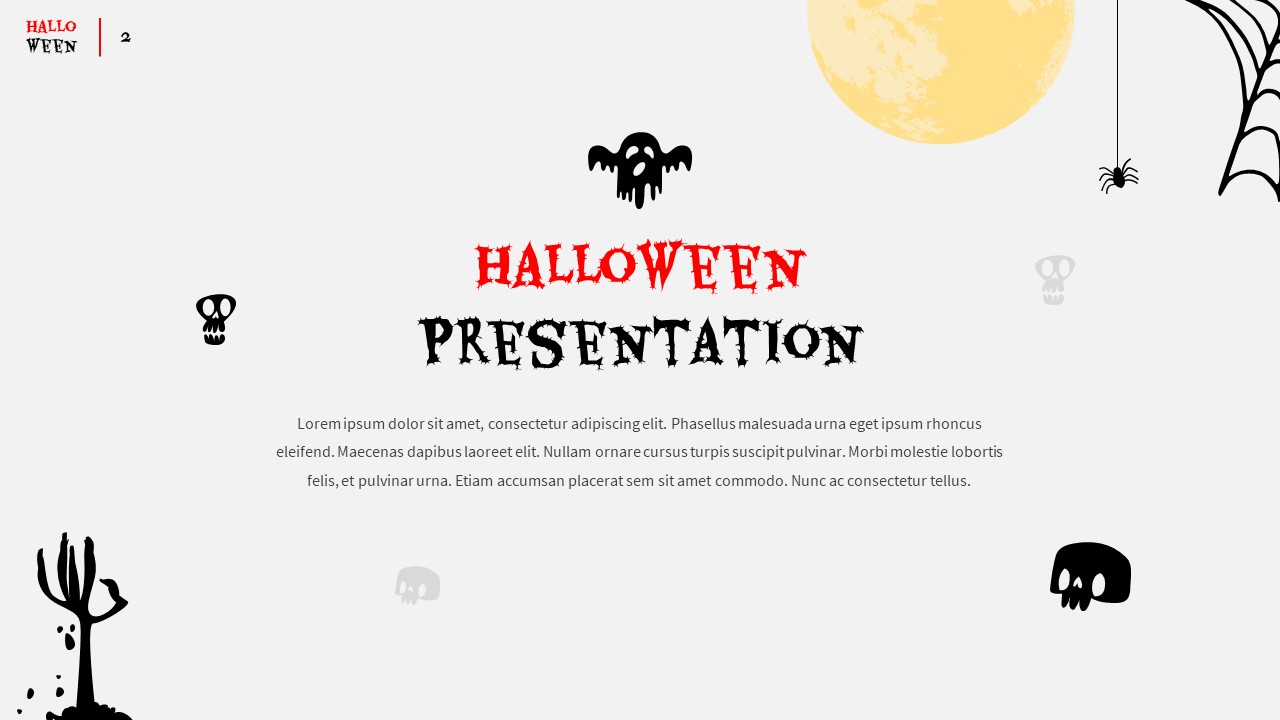 Scary Halloween Presentation Template, Presentation Templates ...
