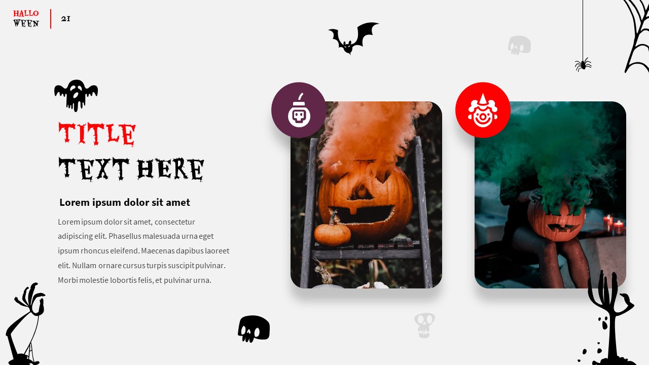 Scary Halloween Presentation Template, Presentation Templates ...