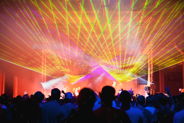 laser lights during concert Stock Photo by ADDICTIVE_STOCK | PhotoDune