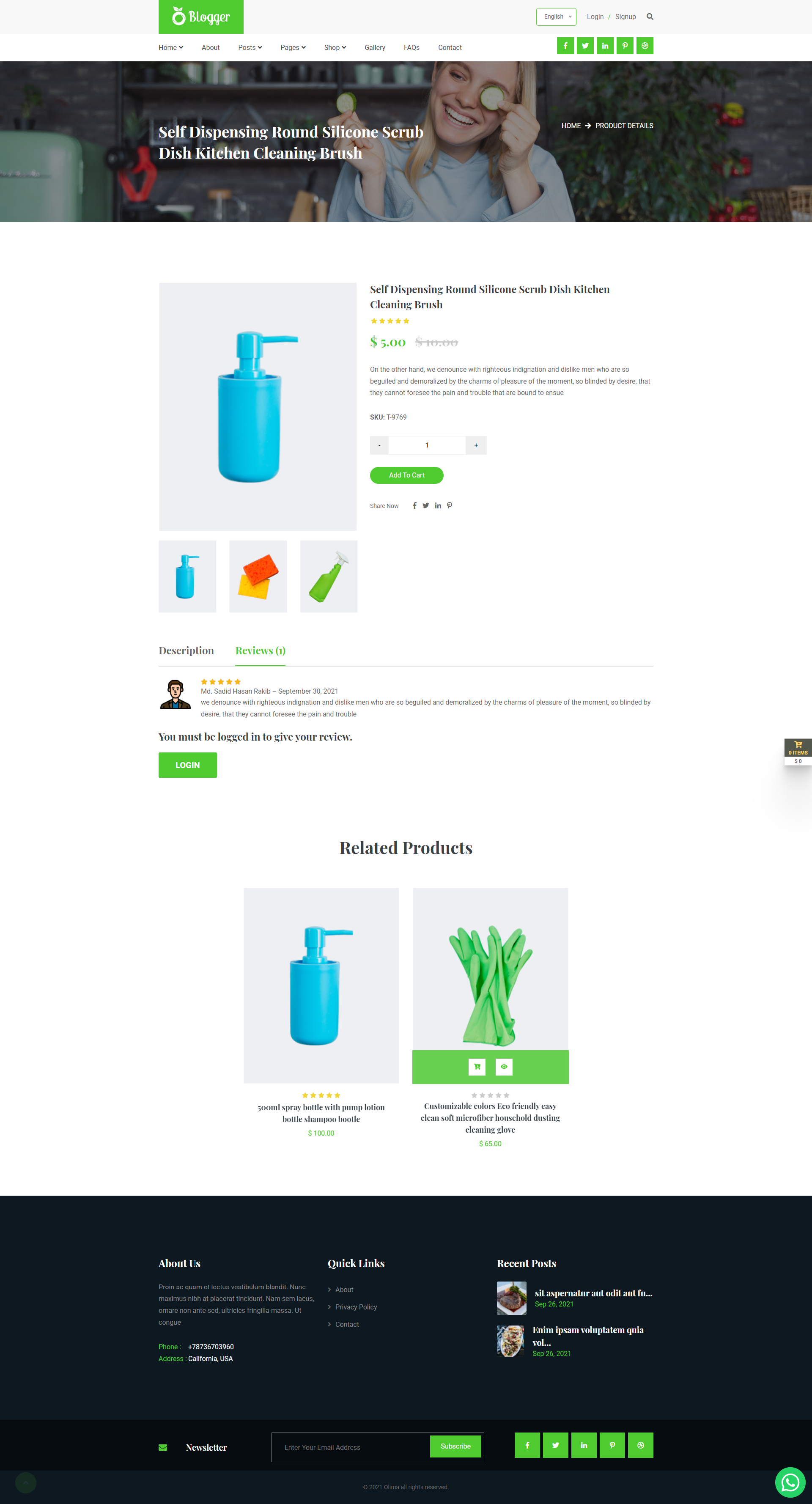 Blogger - Personal Blog Website CMS by KreativDev | CodeCanyon