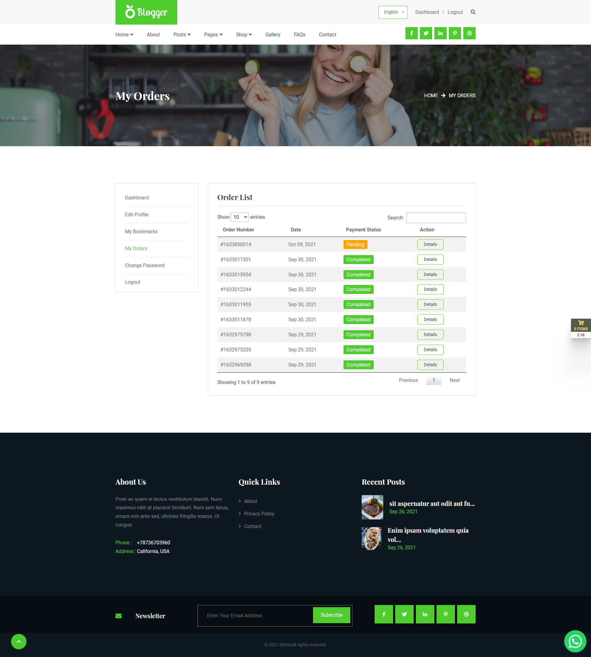 Blogger - Personal Blog Website CMS by KreativDev | CodeCanyon