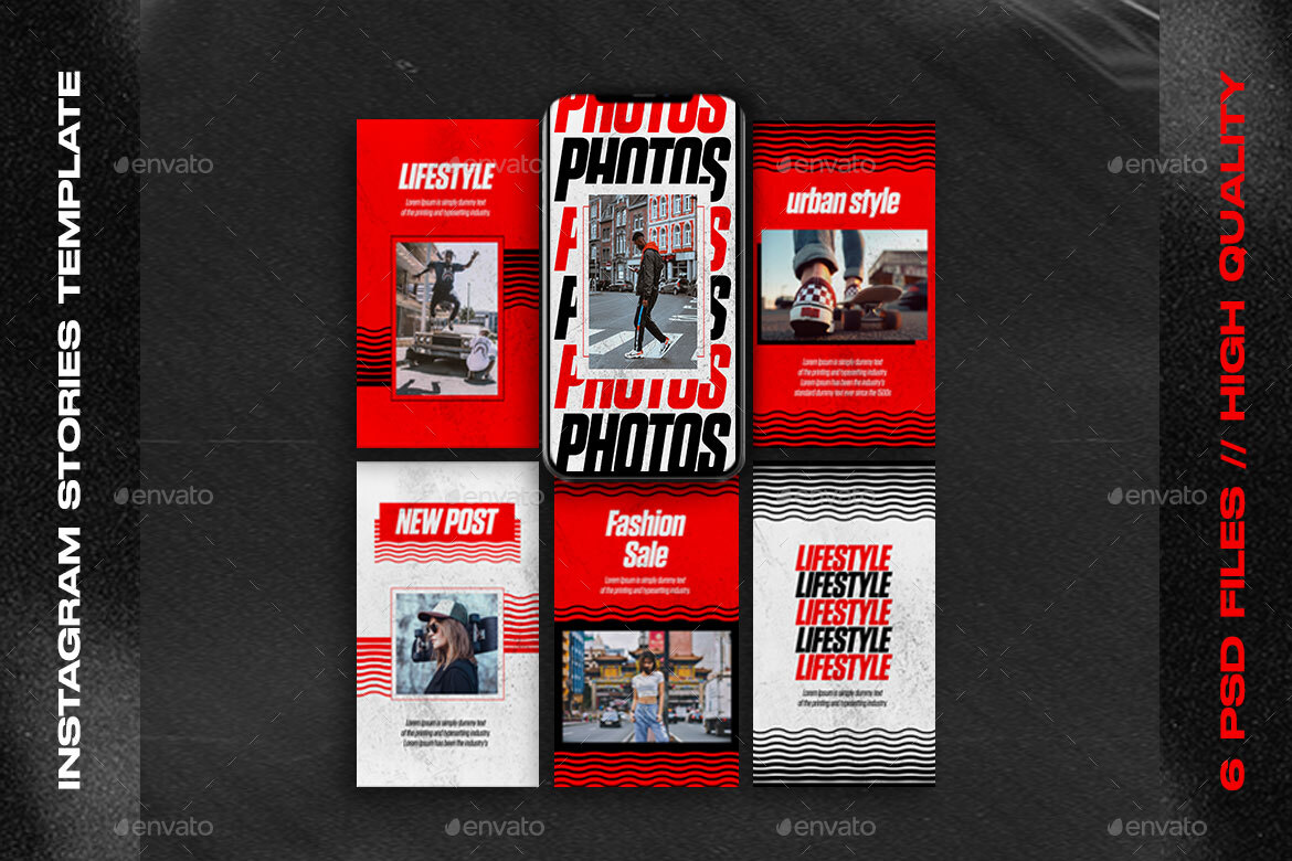 Instagram Story Templates, Web Elements | GraphicRiver