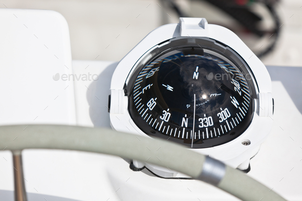 Sailing yacht compass Stock Photo by nzooo | PhotoDune