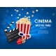Online Movie Theater Streaming Service Poster, Vectors | GraphicRiver
