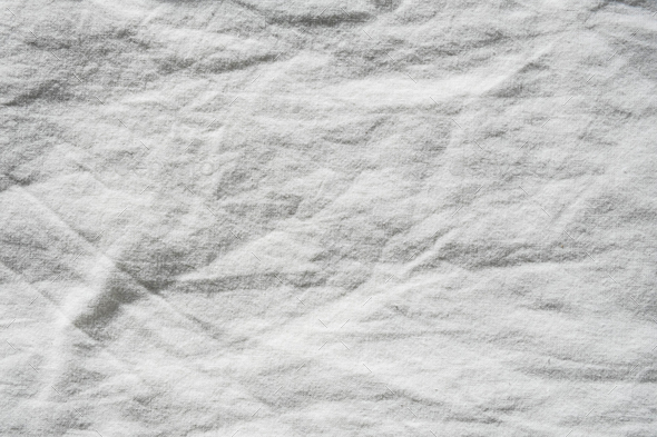 Texture White Cotton Fabric. Abstract Cloth Creases of Satin. Stock ...