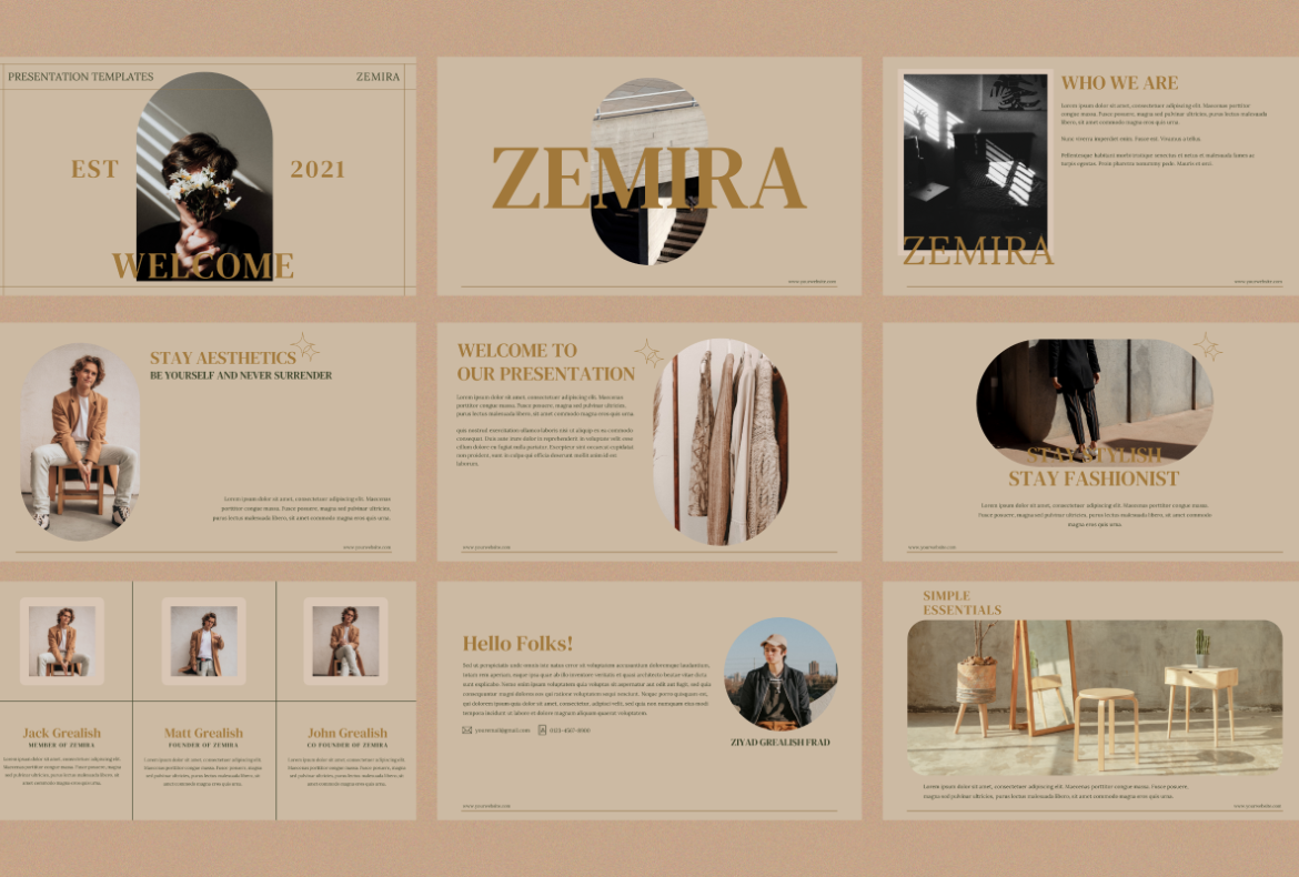 Zemira Presentation Template, Presentation Templates | GraphicRiver