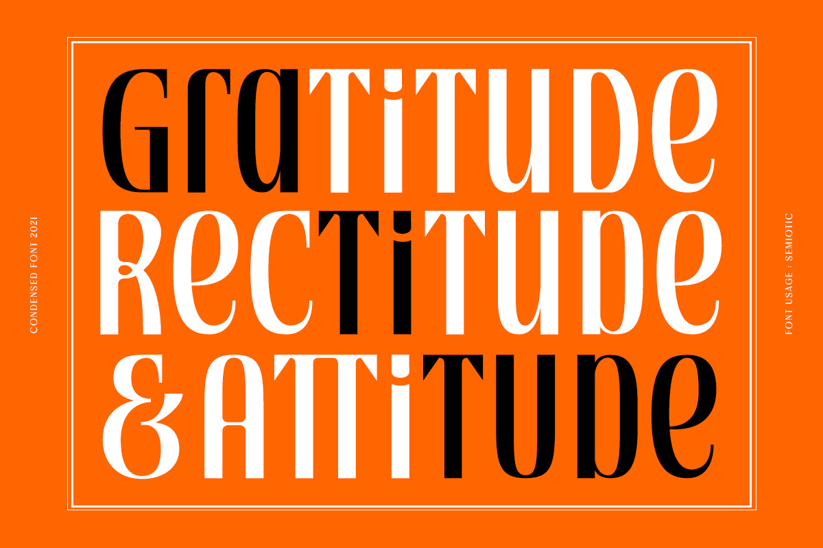 Semiotic - Stylish Condensed, Fonts | GraphicRiver