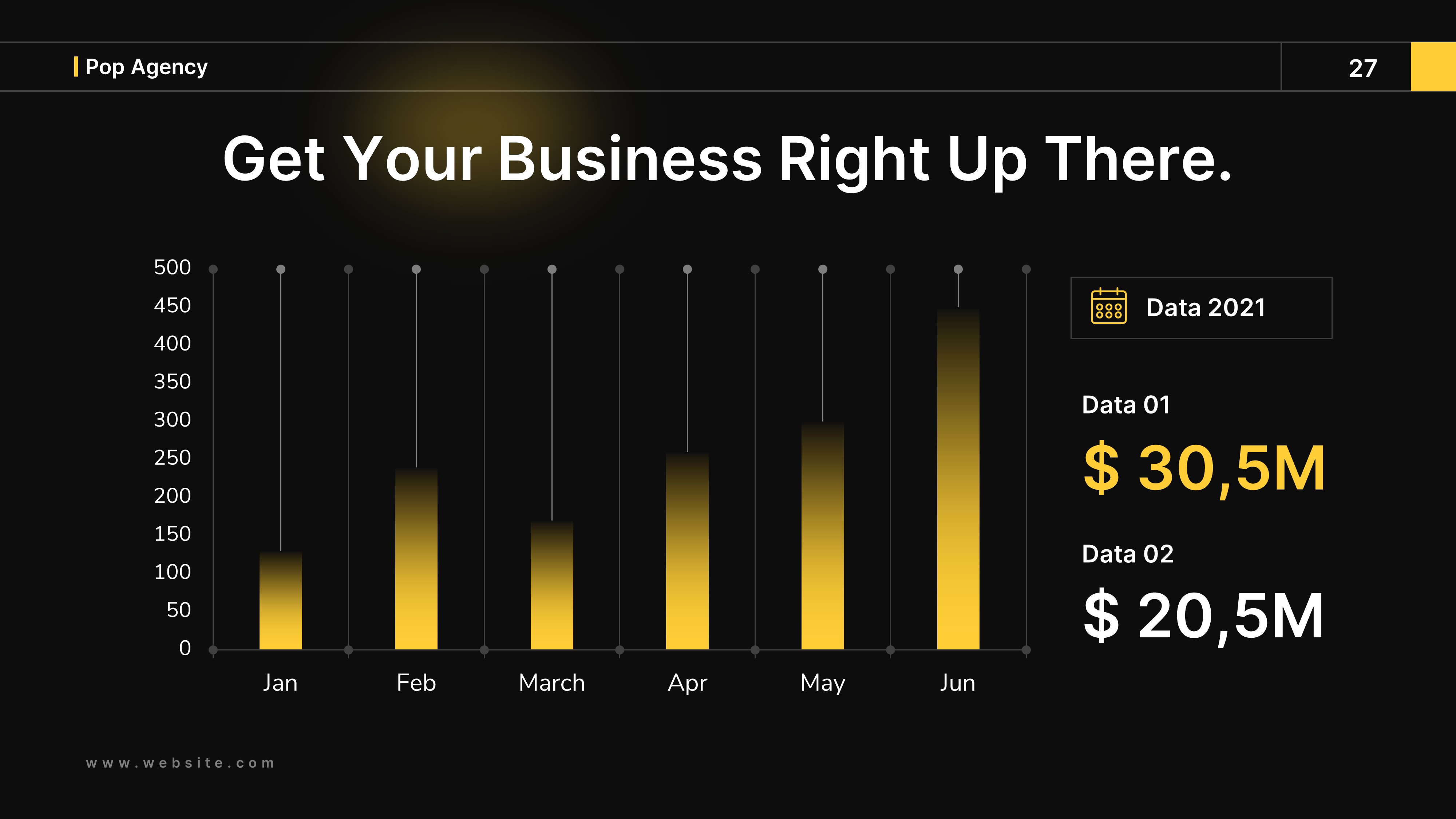 Pop Agency Creative Business PowerPoint Template by RRgraph | GraphicRiver
