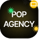 Pop Agency Creative Business Google Slide Template, Presentation Templates