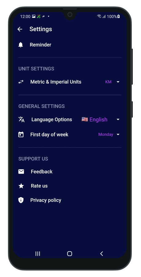 Run Tracker, Step Counter and Water Reminder - Flutter Android & iOS ...