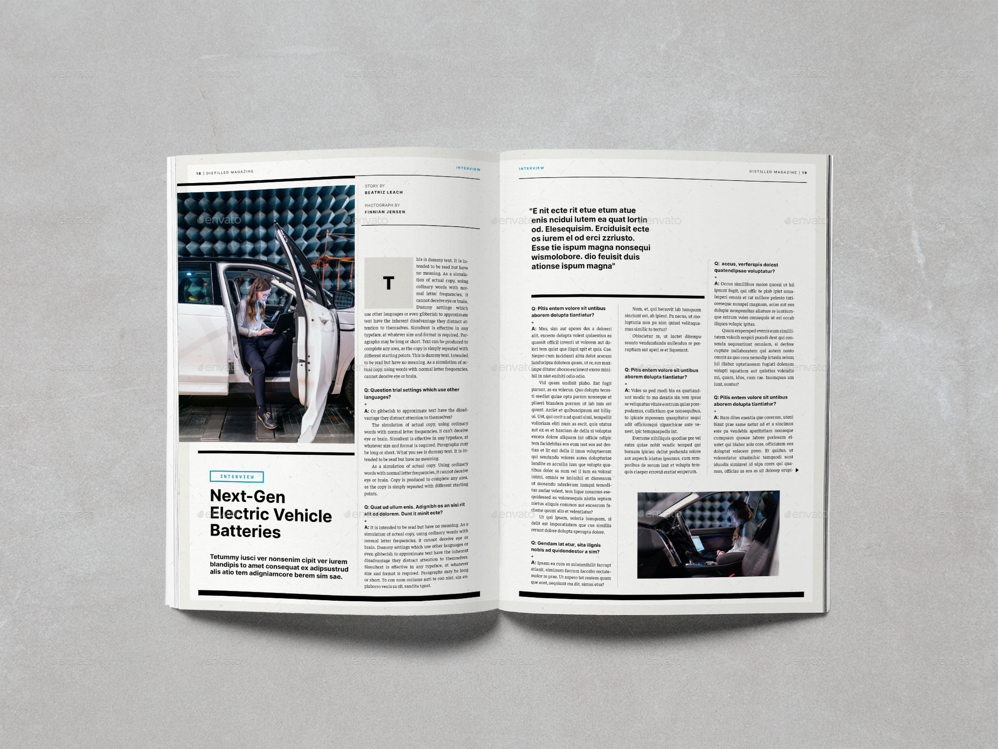 Distilled Magazine 32 Pages InDesign Template, Print Templates ...