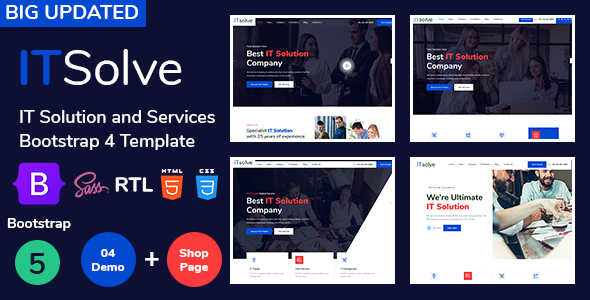 ITsolve - IT Solution and Services Bootstrap5 Template by ThemeHt ...